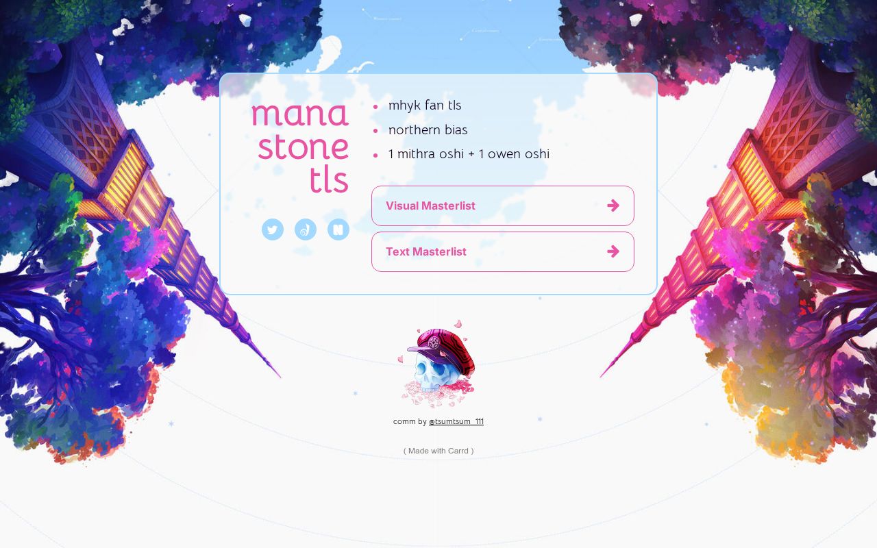 mana stone fan translations